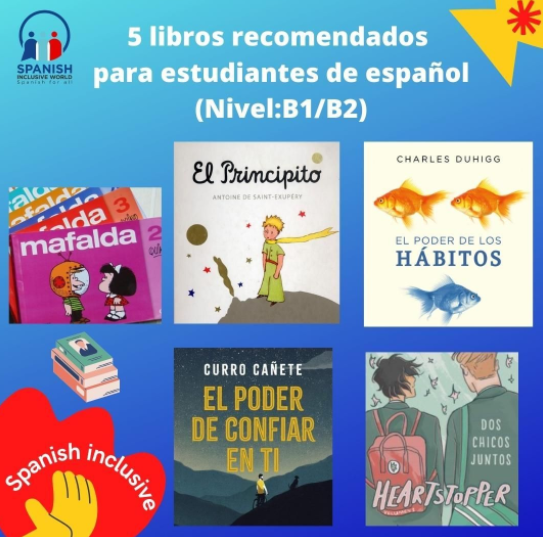 5 LIBROS RECOMENDADOS PARA ESTUDIANTES DE ESPAÑOL (NIVEL: B1/B2 ...